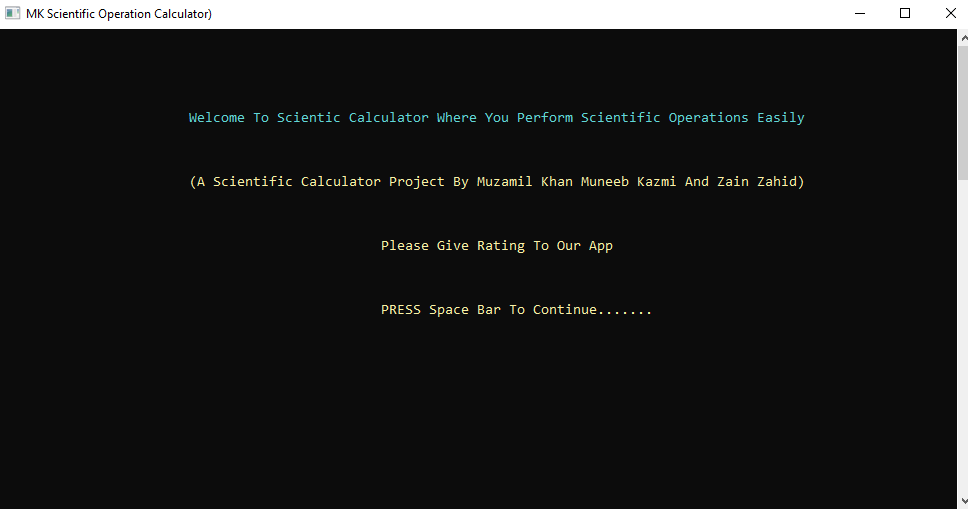 GitHub - Zaibten/ScientificCalculator-ProgrammingFundamental: I built ...