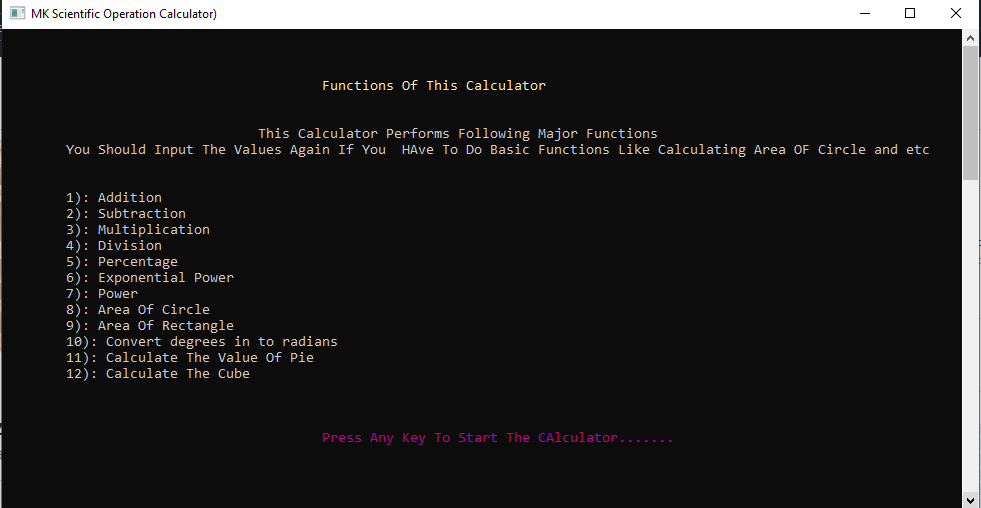GitHub - Zaibten/ScientificCalculator-ProgrammingFundamental: I built scientific calculator ...