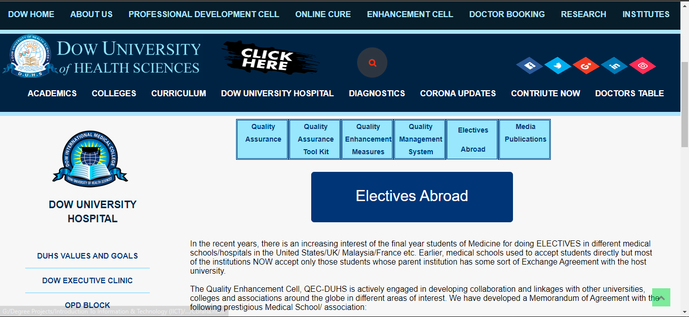 GitHub - Zaibten/DOWHospitalWebsite-IntroductionToInformationTechnology ...