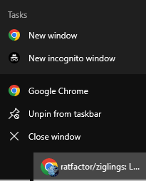 feature request: right click Windows10 taskbar to show recent workspaces · Issue #1895 · slynch8 ...