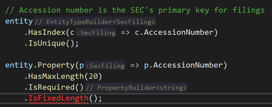 It appears a query with IEnumerable.Contains in the filter predicate triggers a full table scan ...