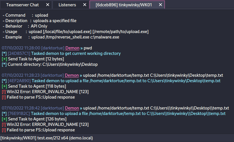 Upload function not working · Issue #145 · HavocFramework/Havoc · GitHub