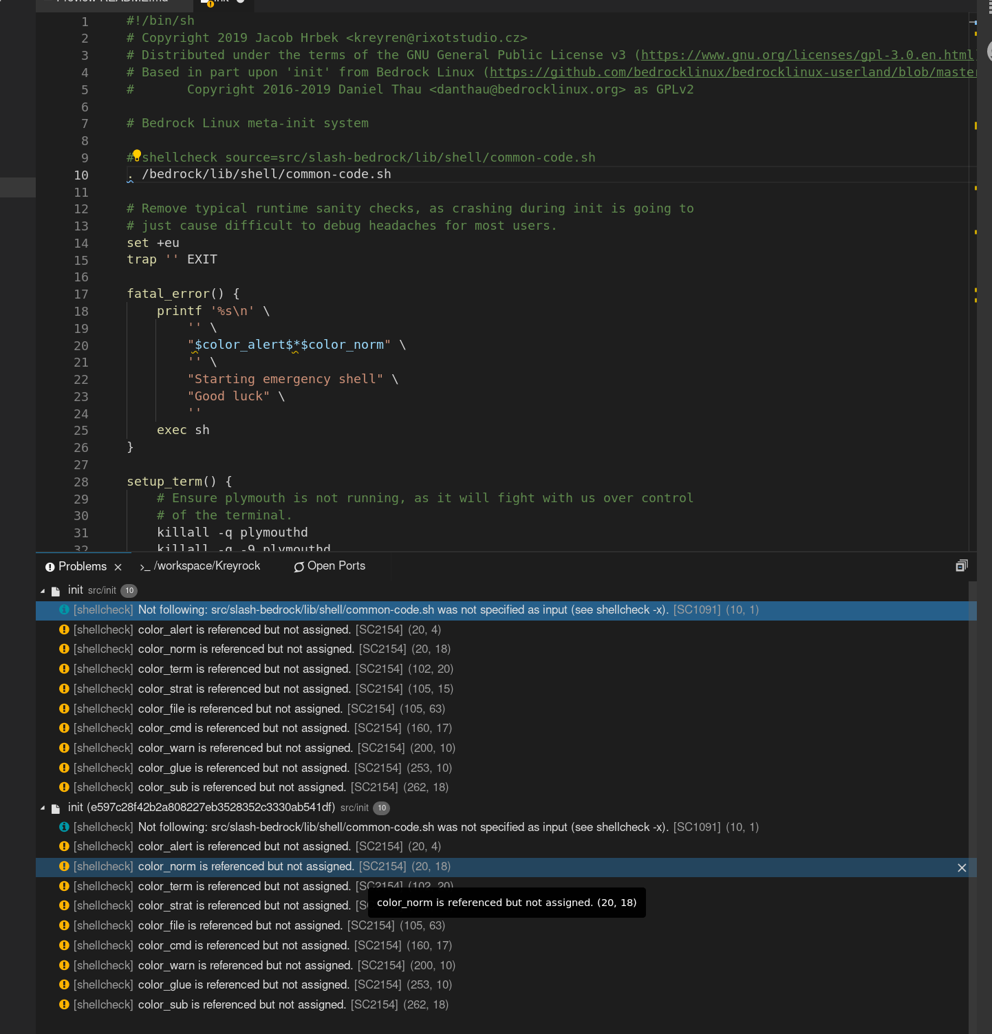 Real Time Linting · Issue 980 · Gitpod Iogitpod · Github