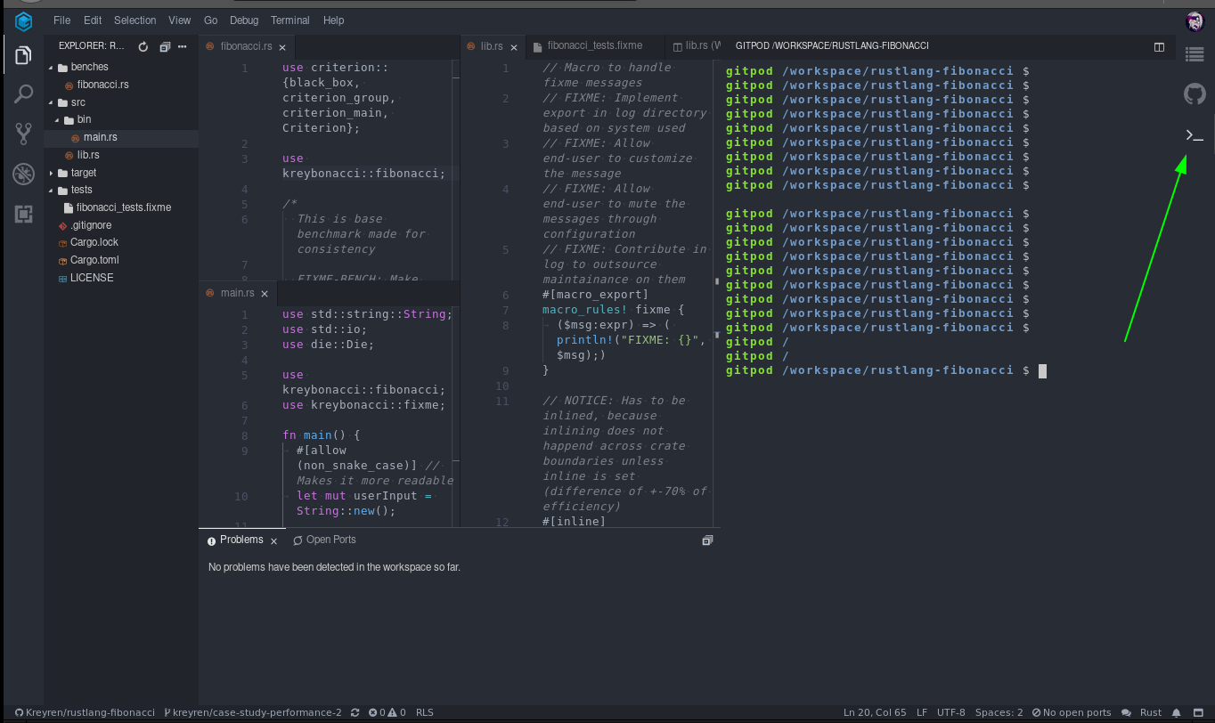 [Feature Request] Terminal overlapping workspace · Issue #7158 ...