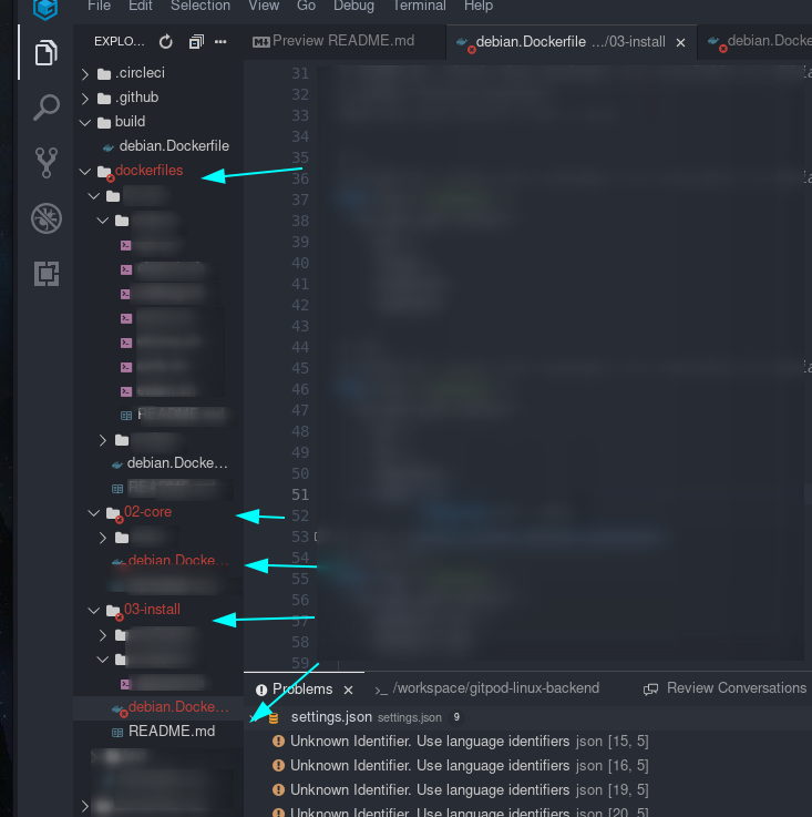 red pathnames? · Issue #1424 · gitpod-io/gitpod · GitHub