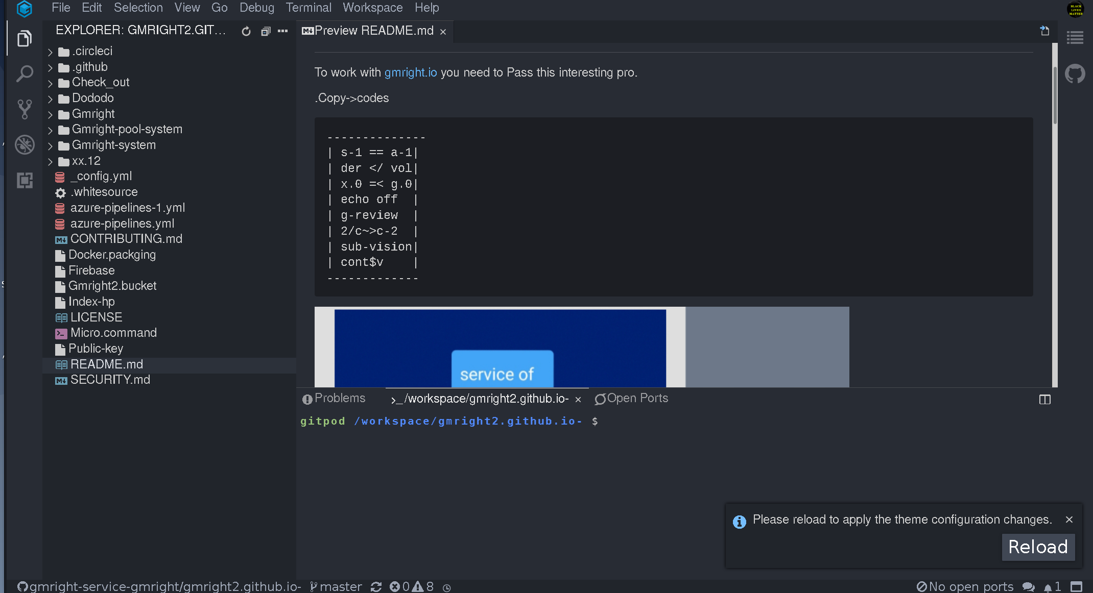 gmright2 · Issue #1547 · gitpod-io/gitpod · GitHub