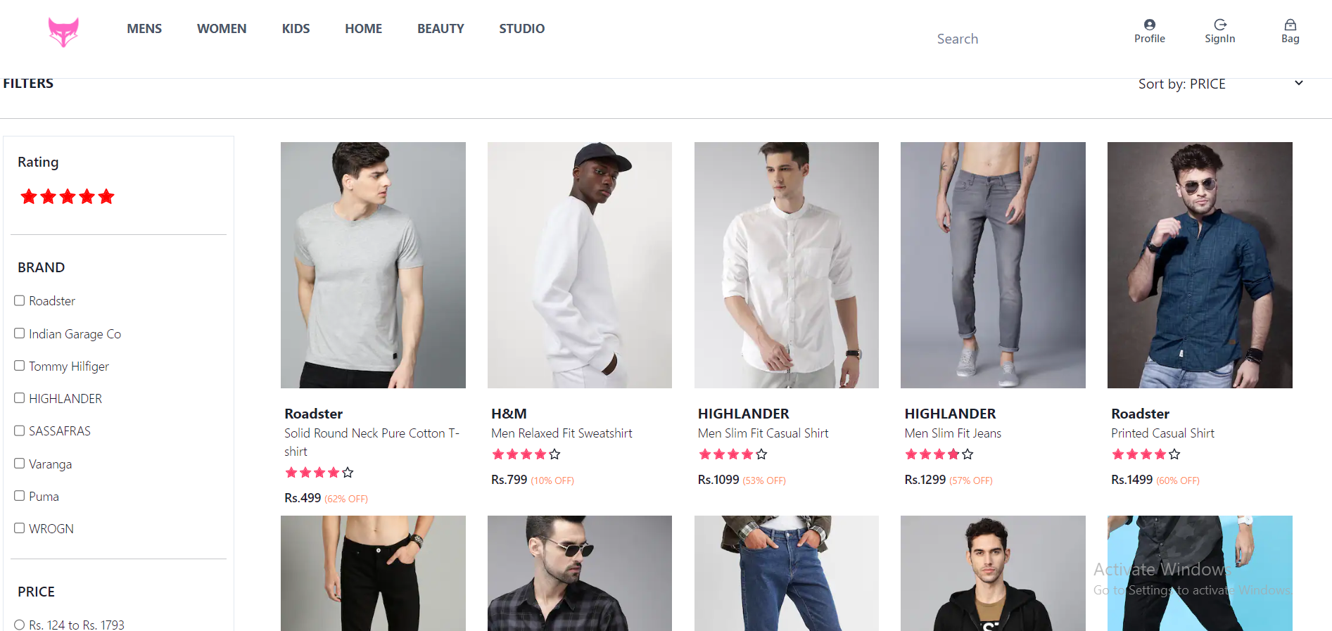 GitHub - SauravBhardwaj1/Myntra-Clone: Clone of Myntra an e-commerce ...