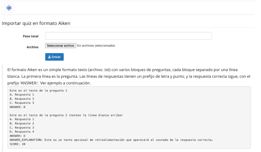 Problemas al importar y exportar ejercicios con QTI2 y Aiken · Issue #4378 · chamilo/chamilo-lms ...