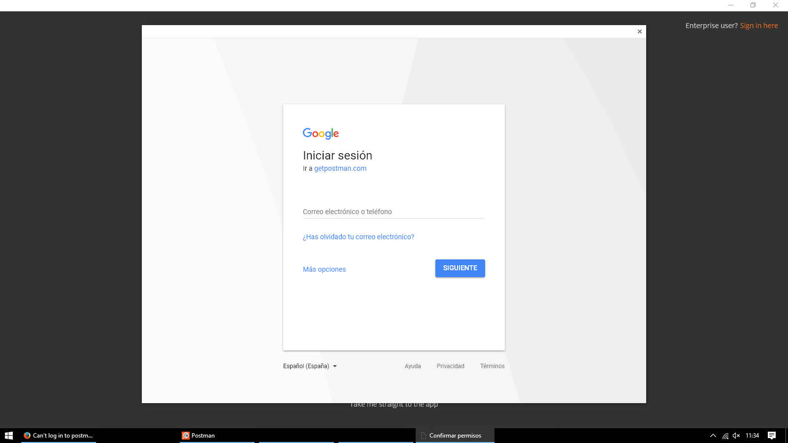 Can't log in to postman via Google id · Issue #3327 · postmanlabs ...