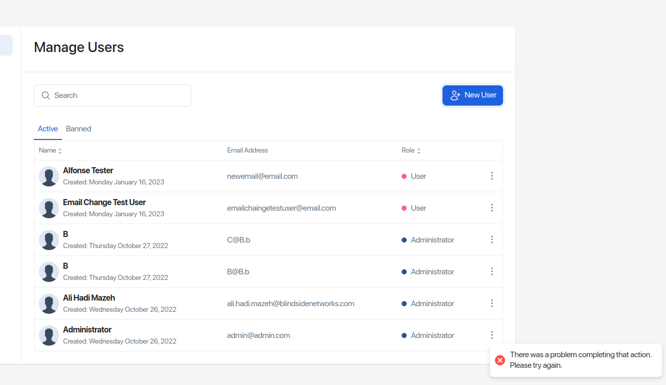 Add duplicated email error to admin user create · Issue #4617 · bigbluebutton/greenlight · GitHub