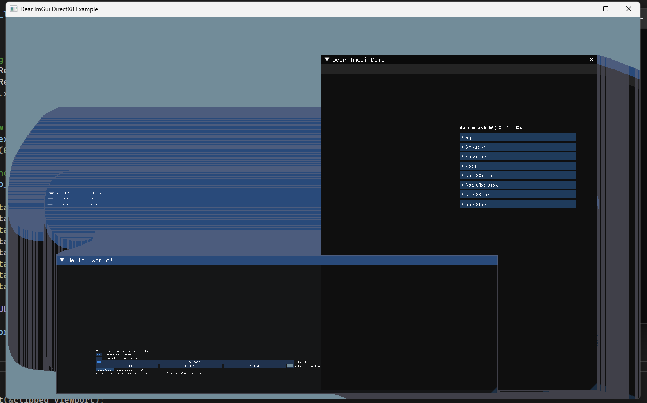 Blank screen when porting to DirectX 8 · Issue #6564 · ocornut/imgui · GitHub