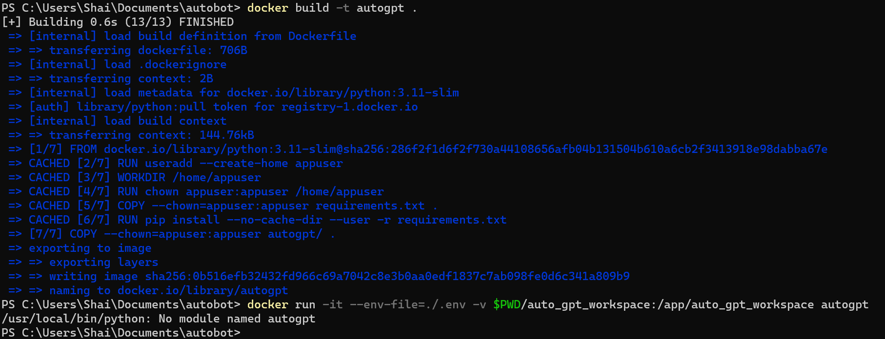 Hi, could you please help me with this: ModuleNotFoundError: No module ...