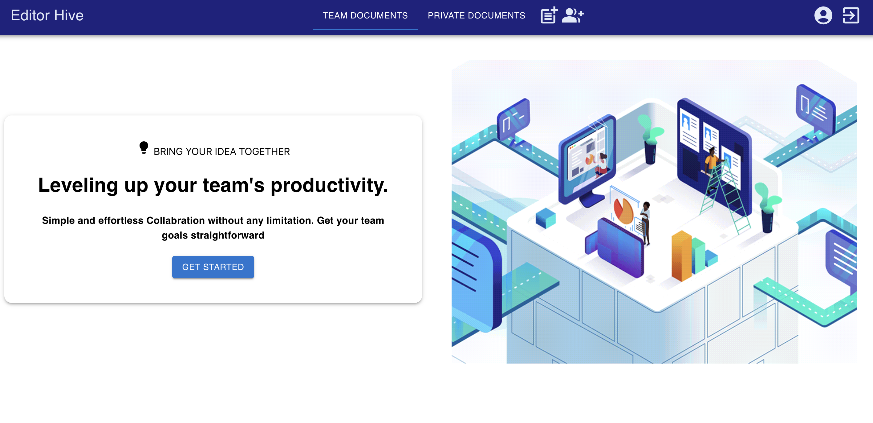 GitHub - JashMehta18/EditorHive: Innovative full-stack development of a real-time document ...