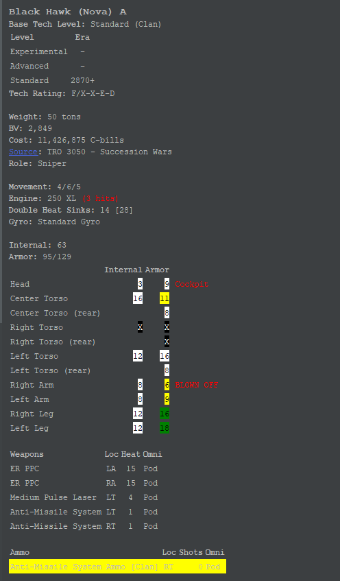 Auto-ejection engage for a mech with CASE · Issue #3926 · MegaMek/megamek · GitHub