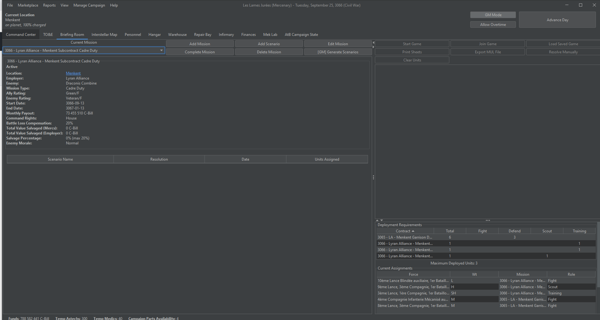 0.49.10 Very generous subcontract · Issue #3484 · MegaMek/mekhq · GitHub