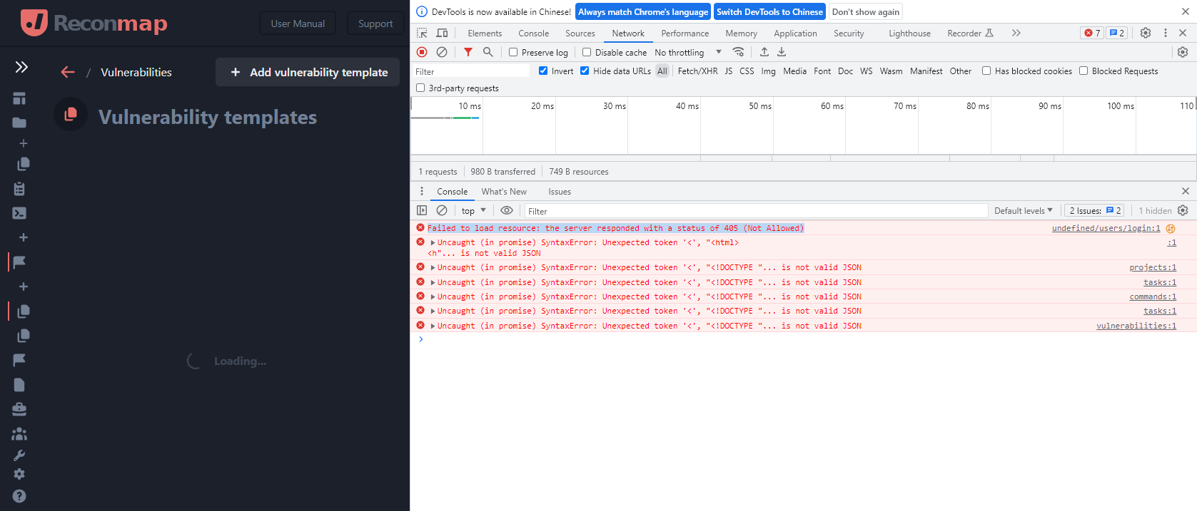 No static file found in the "rmap-web-client"docker. · Issue #135 · reconmap/reconmap · GitHub