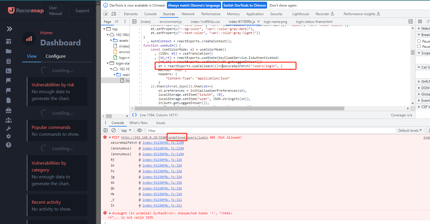 No static file found in the "rmap-web-client"docker. · Issue #135 · reconmap/reconmap · GitHub