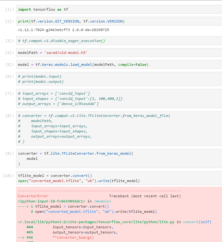 The Model Of Tf1 Cannot Be Converted To A Model Of Tflite In Tf2 · Issue 30830 · Tensorflow