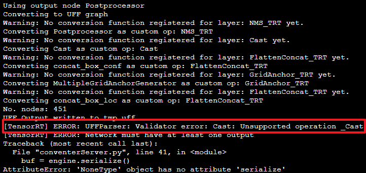 ssd-mobilenet-v1 can't convert to TensorRT in current repo · Issue #7607 · tensorflow/models ...