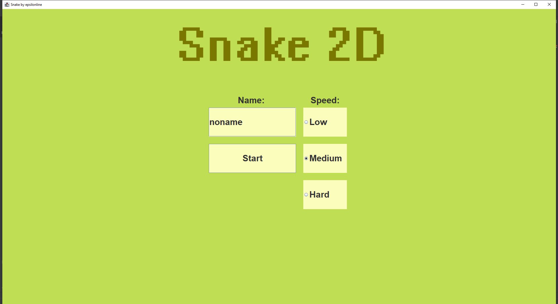 GitHub - eps1lonline/snake_java GitHub - eps1lonline/snake_java