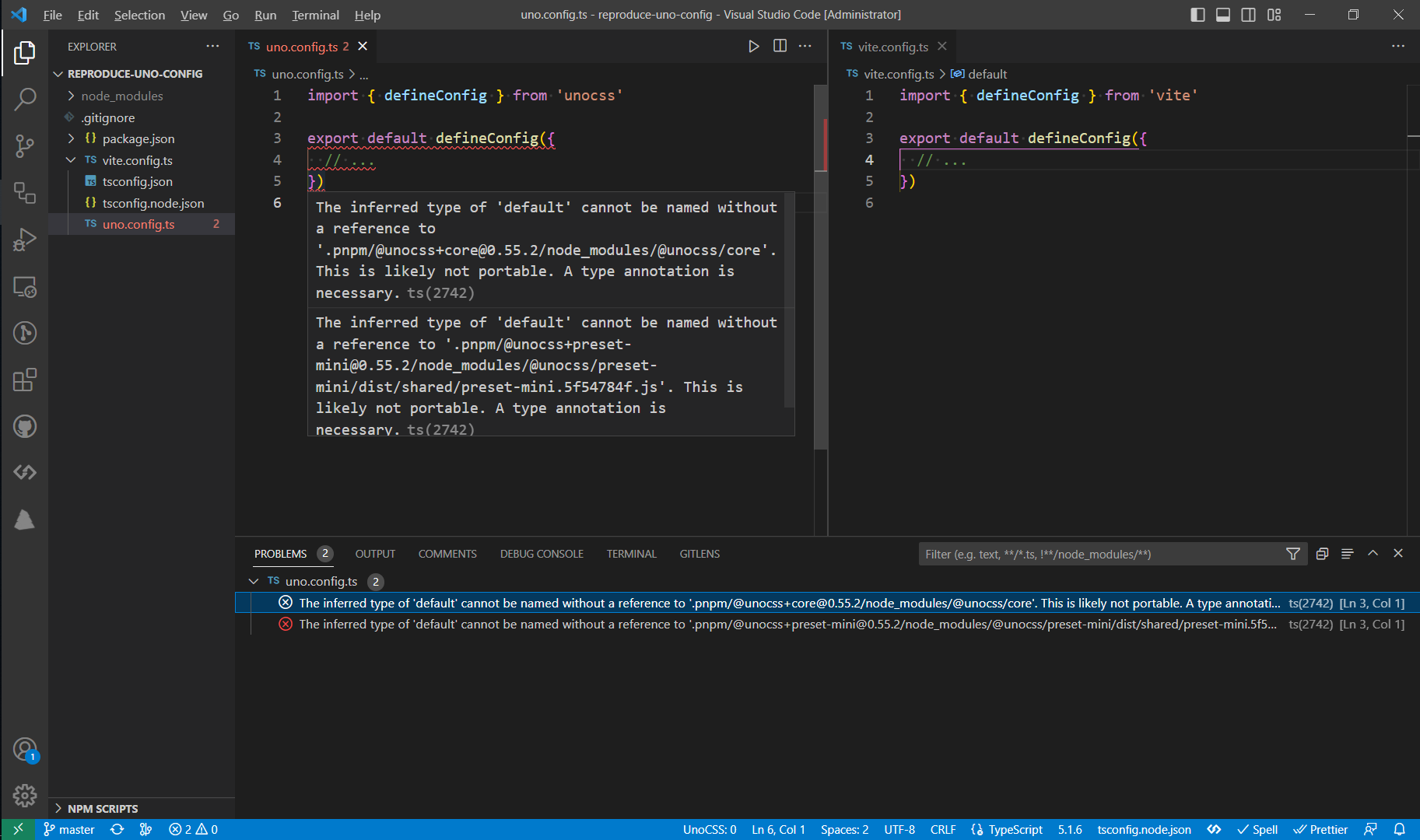 `ts(2742)` error in `uno.config.ts` · Issue #3022 · unocss/unocss · GitHub