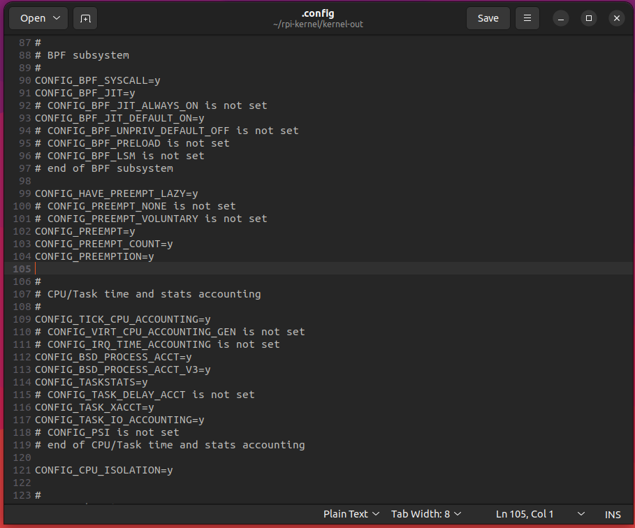 Unable to choose Fully preemtible model in version 5.15.65 · Issue #5168 · raspberrypi/linux ...