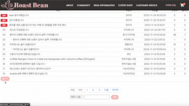 GitHub - BhanKim/roastbean-springProject: Spring project
