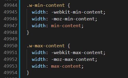 Docs typo for width classes · Issue #718 · tailwindlabs/tailwindcss.com · GitHub