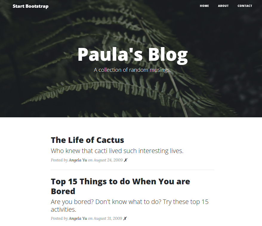 GitHub - pradomska/flask-blog-website