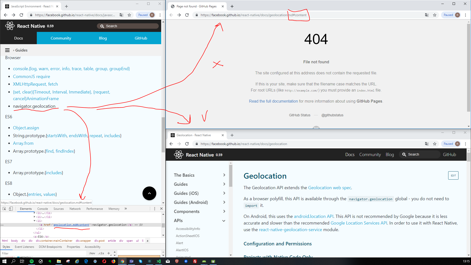 Wrong link · Issue #24978 · facebook/react-native · GitHub