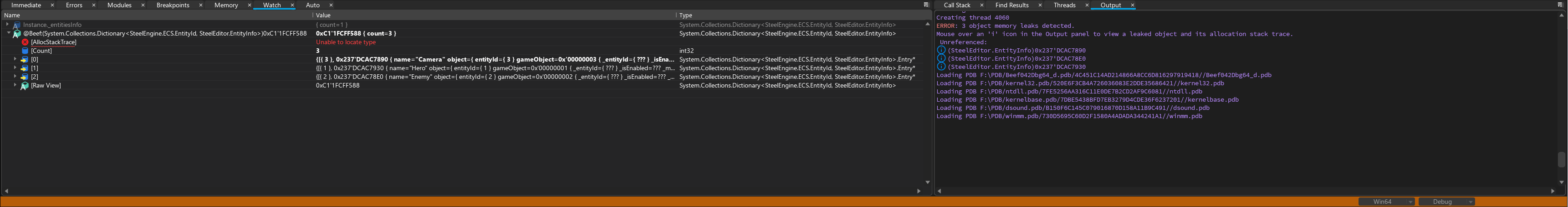 GC reporting objects as leaked when they are not · Issue #1648 · beefytech/Beef · GitHub