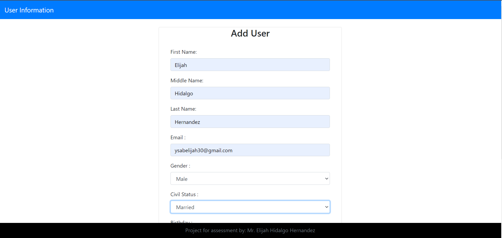 Github Elisolutionssas Reactmysqlgo User Information Systemcrud Reactjs Gogolang Mysql