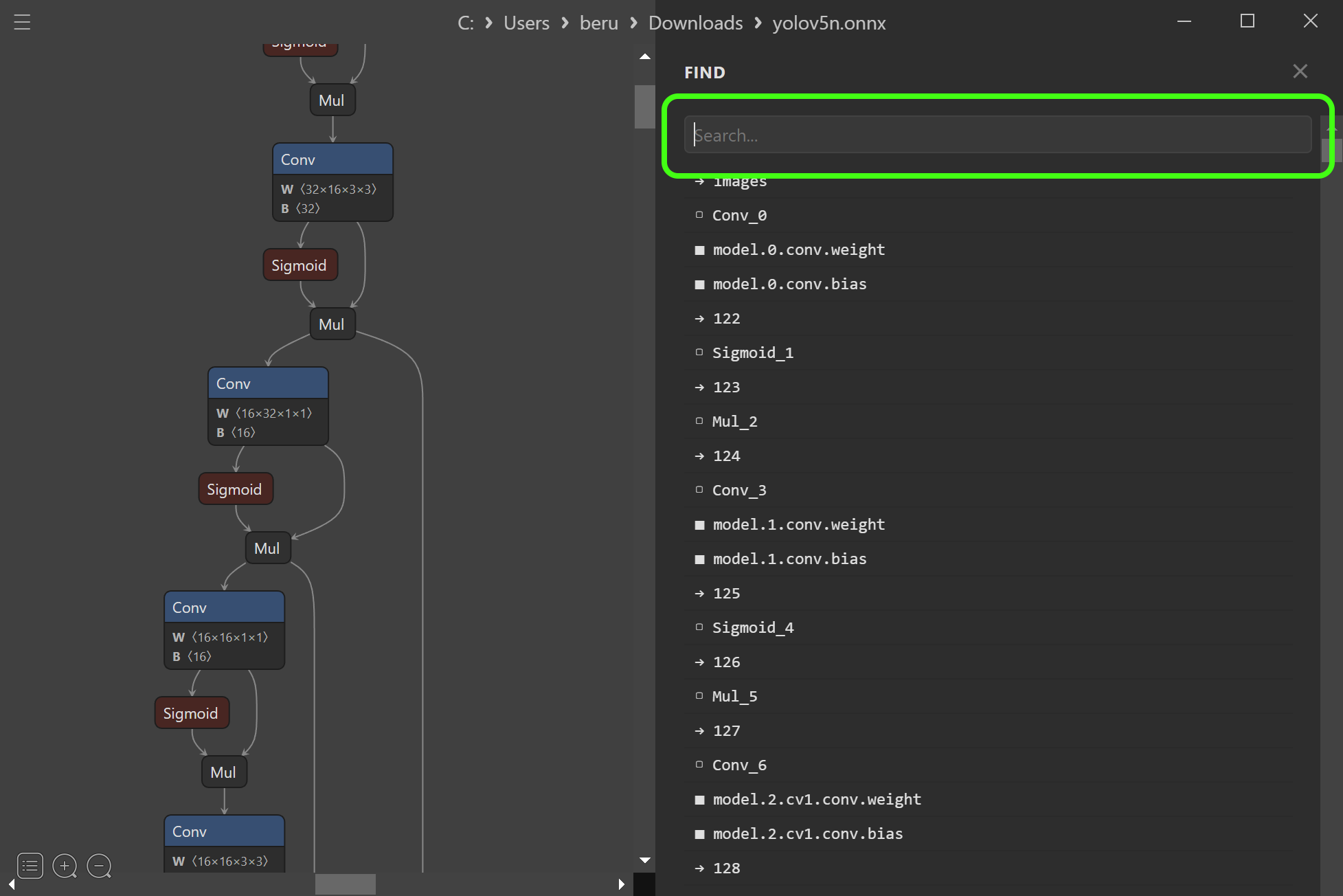 Keep FindSidebar's input visible when scrolling · Issue #1076 · lutzroeder/netron · GitHub