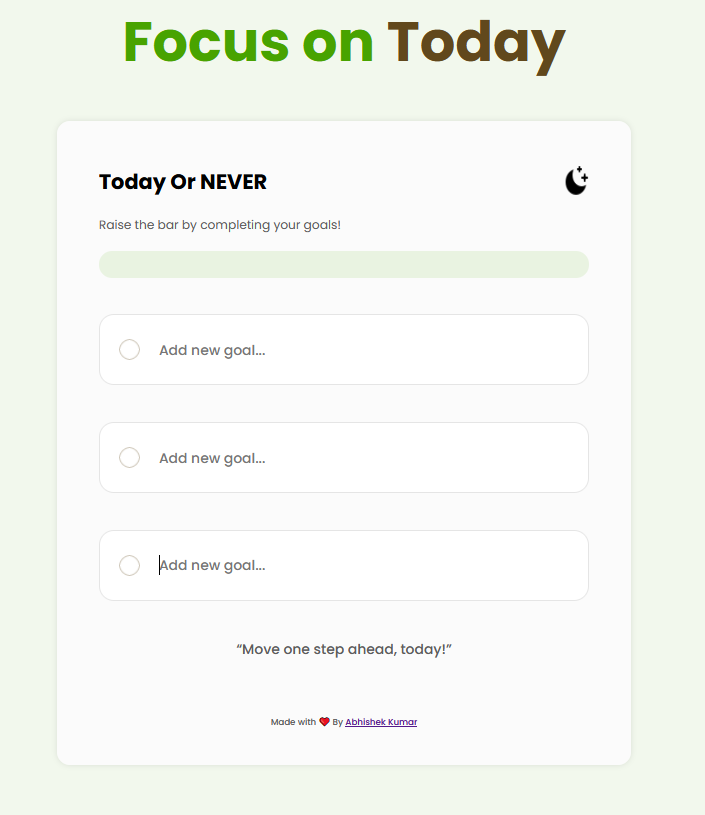 GitHub - abhiraj-ku/Focus-Today-Web-App: Focus Today Web App