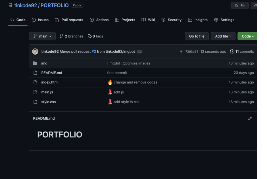 GitHub - tinkode92/PORTFOLIO-EXAMPLE