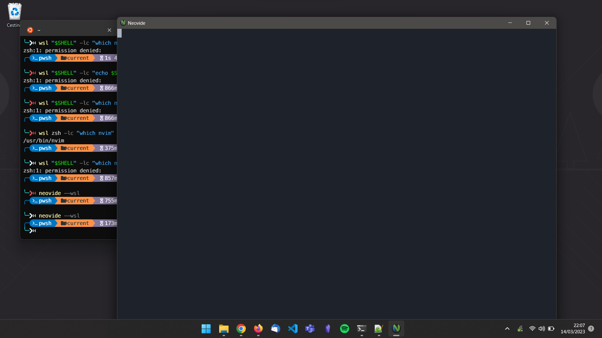 neovide --wsl results in a frozen black window · Issue #1803 · neovide ...