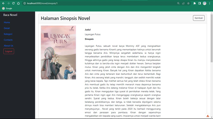 GitHub - Pengelolaan-Daftar-Novel-CI4/Pengelolaan-Daftar-Novel-CI4-Kelompok1