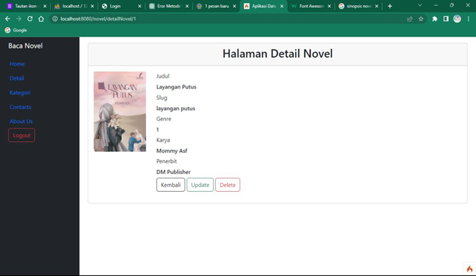 GitHub - Pengelolaan-Daftar-Novel-CI4/Pengelolaan-Daftar-Novel-CI4-Kelompok1