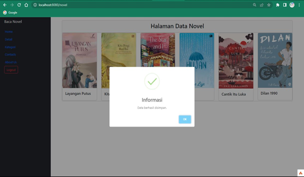 GitHub - Pengelolaan-Daftar-Novel-CI4/Pengelolaan-Daftar-Novel-CI4-Kelompok1