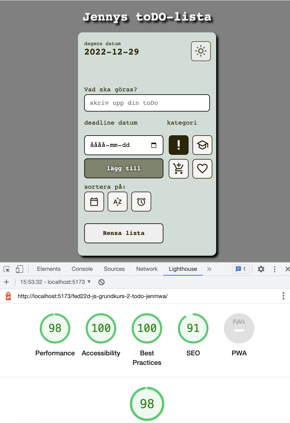 GitHub - jenmwa/todo-list: Javascript todolist in vanilla javascript ... GitHub - jenmwa/todo-list: Javascript todolist in vanilla javascript ...