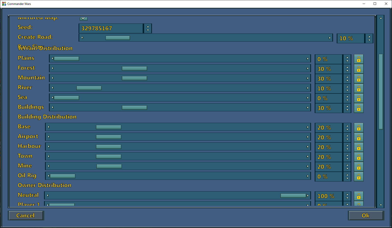 Random Map Owner Distribution % fails on mirrored maps · Issue #1153 · Robosturm/Commander_Wars ...