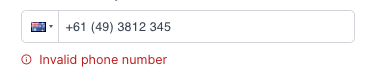 Invalid Australian phone numbers beginning +61493 or +610493 · Issue ...