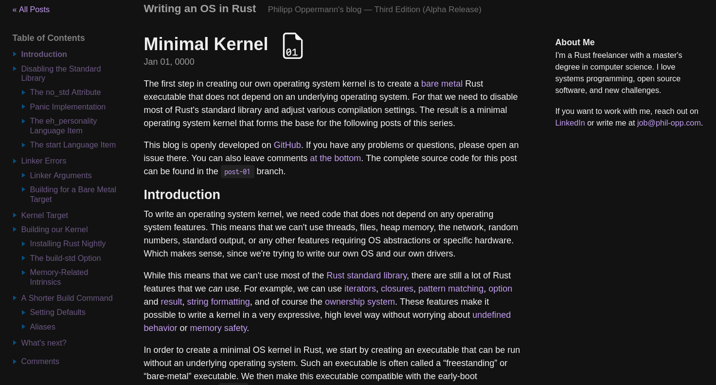 The website should have dark mode. · Issue #884 · phil-opp/blog_os · GitHub
