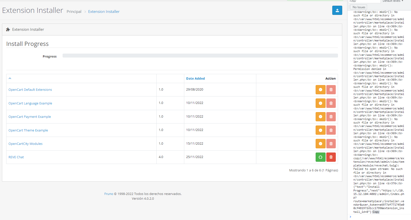 Problem with install extension .json version 4.0.1.1 · Issue #12034 · opencart/opencart · GitHub
