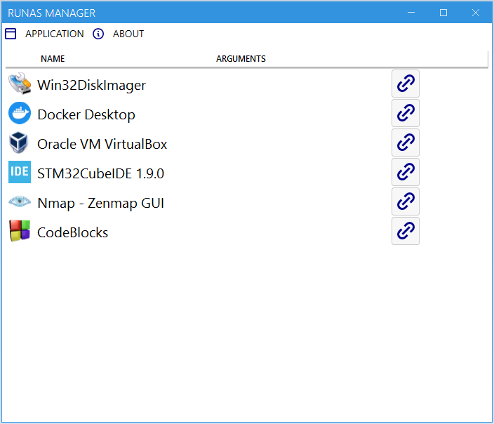GitHub - kwojcieszek/RunAsManager: Run Windows applications with administrator privileges.
