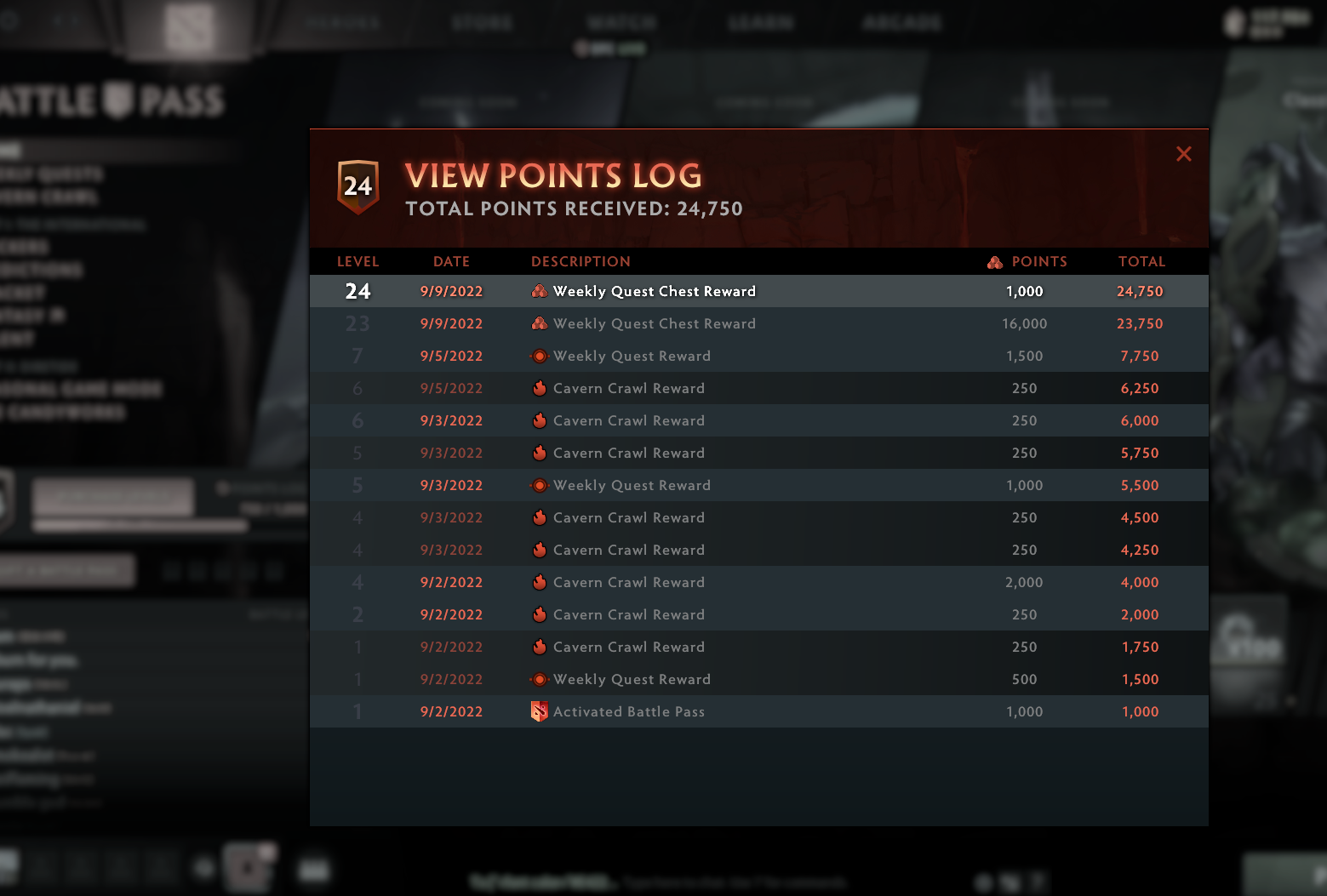 The game client crashes and does not receive Battle Points when trying ...