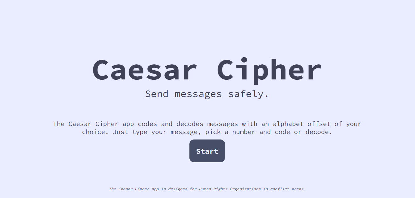 GitHub - thatmare/caesar-cipher: First project with Laboratoria, cohort DEV006.