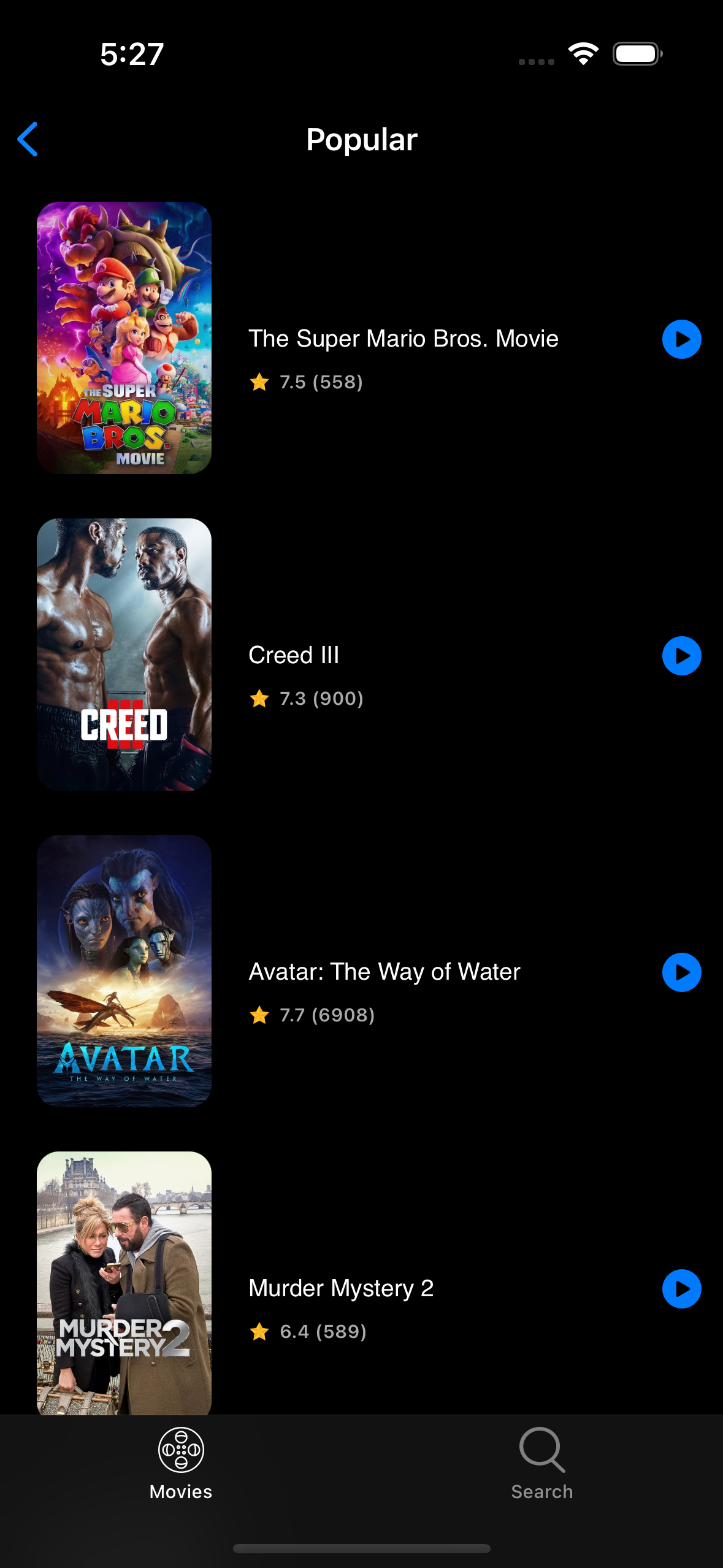 GitHub - hoang2109/Popcorn: A movie iOS app built with RxSwift, MVVM + Coordinator.