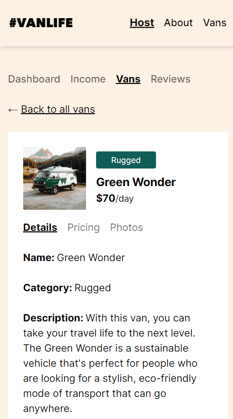 GitHub - merteldem1r/vanlife: React project with Tailwind CSS GitHub - merteldem1r/vanlife: React project with Tailwind CSS