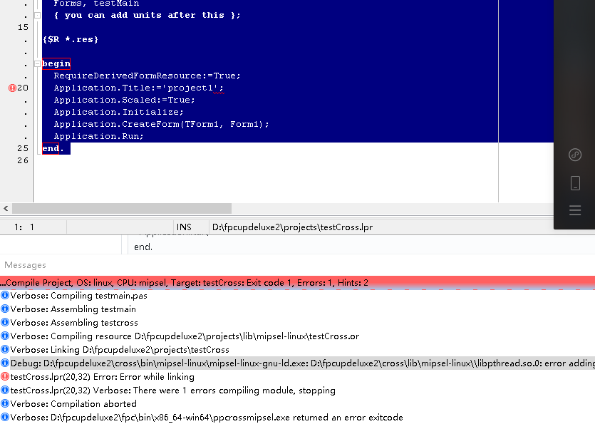cross build to mipsel error(win10, lazarus 2.1.0, fpc 3.3.1) · Issue #364 · LongDirtyAnimAlf ...